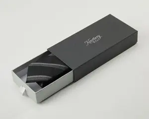 KNOTTERY & CO Triple-striped Silk Jacquard Tie