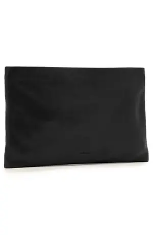ALLSAINTS Bettina Leather Clutch - Black