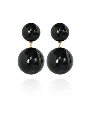 SAULE LABEL Sonia Classic Earrings - Raven