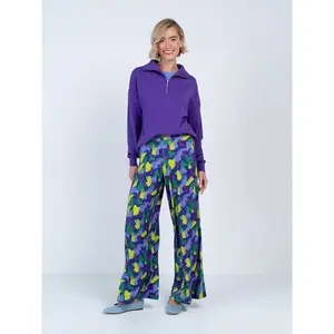 KETTLEWELL Geo Printed Palazzo Trousers - Spring Geo
