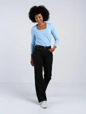 KETTLEWELL Darla Comfort Bootcut Jeans - Black