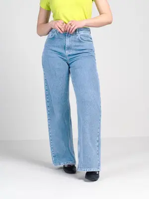 KETTLEWELL Darla Wide Leg High-waisted Jeans