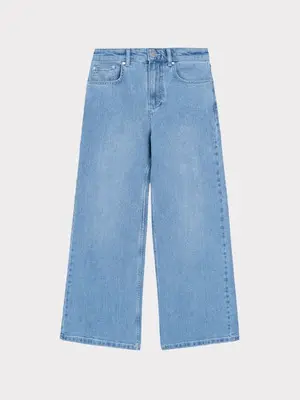 KETTLEWELL Darla Wide Leg High-waisted Jeans