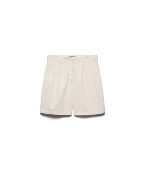 Prada Gabardine Bermuda Shorts - Natural