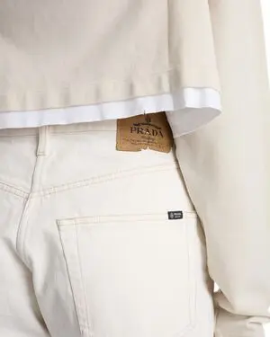 Prada Denim Bermuda Shorts