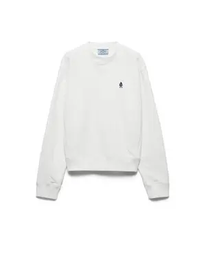 Prada Crew-neck Cotton Sweatshirt