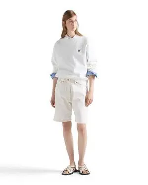 Prada Crew-neck Cotton Sweatshirt