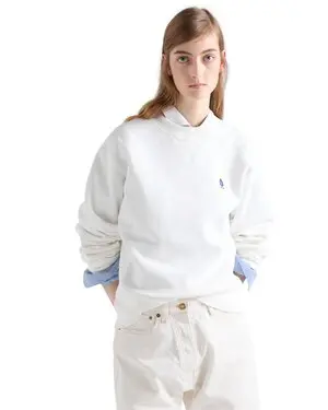 Prada Crew-neck Cotton Sweatshirt