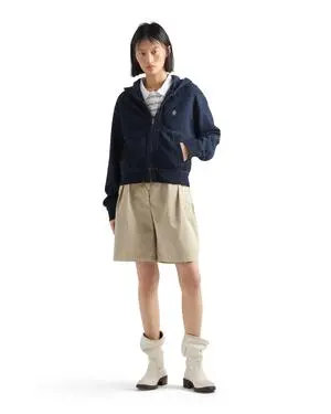 Prada Cotton Hoodie Jacket