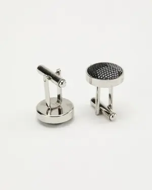 KNOTTERY & CO Hexloop Silk Cufflinks