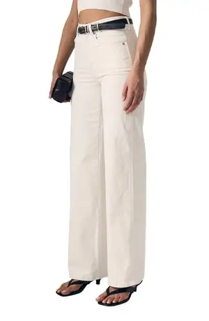 LE JEAN Juliette High-waist Wide-leg Jeans