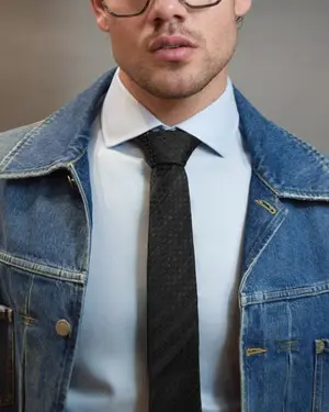 KNOTTERY & CO Silk Jacquard Neck Tie