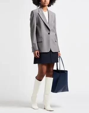MSGM Single-breasted Blazer In Virgin Wool