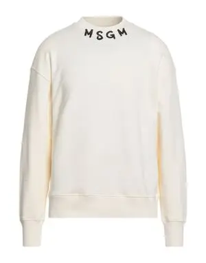 MSGM Cotton Sweatshirt - White