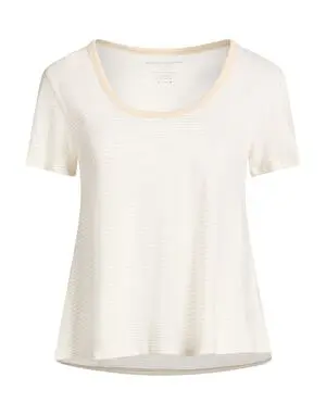 Majestic Filatures Organic Cotton Striped T-shirt - White