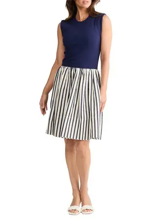 BRAVE+TRUE Daphne Sleeveless Fit & Flare Dress