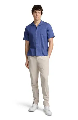 Onia Tencel Convertible Vacation Shirt - Indigo