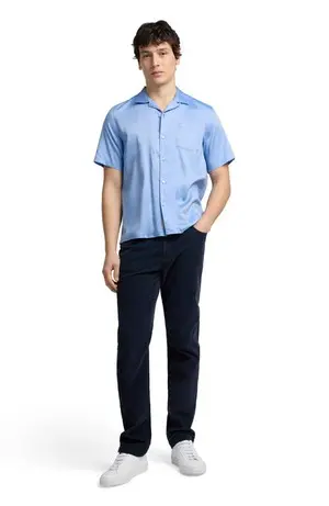 Onia Tencel Convertible Vacation Shirt - Light Blue