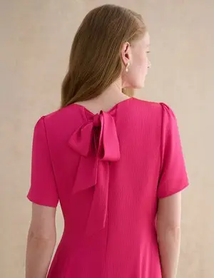 HOBBS LONDON Camille Satin Midi Dress