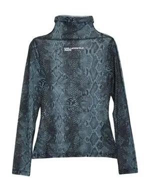 Karl Lagerfeld Top With Snakeskin Print