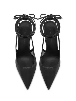 FEMME Lace Up Stiletto Heel Pumps