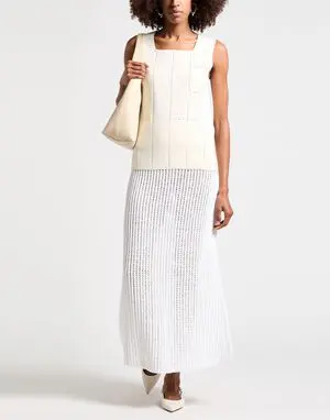 FERRAGAMO Cotton Maxi Flared Skirt