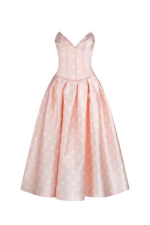 ATOIR Pepper Midi Dress - Pink/white
