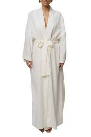 JLUXLABEL Maxi Duster With Belt