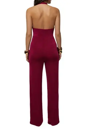 JLUXLABEL Halter Neck Jumpsuit