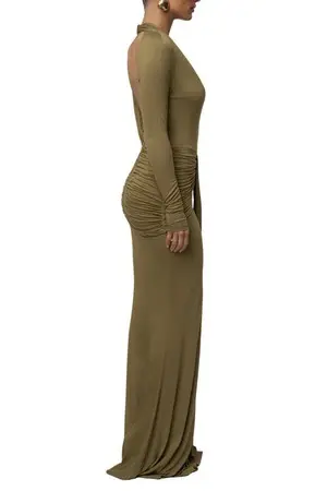 JLUXLABEL Maxi Dress With Open Back And Ruching