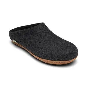 KYRGIES Molded Sole Low Back Slipper - Charcoal