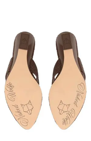 NAKED WOLFE Stampede Wedge Sandals - Brown
