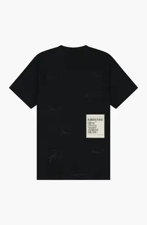 ROBERTO VINO Signature Slim Fit Tee - Black