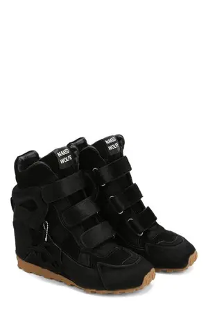 NAKED WOLFE Element Suede Wedge Boots