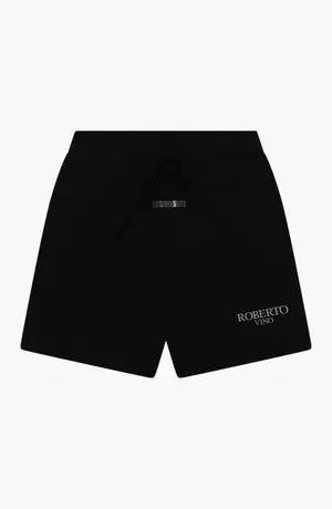 ROBERTO VINO Relaxed Fit Rv Embroidered Shorts