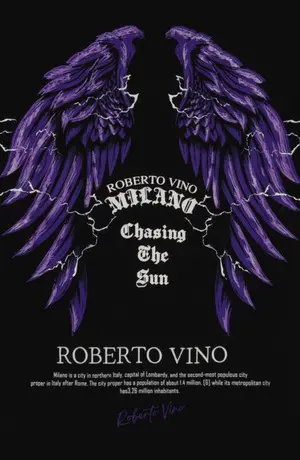 ROBERTO VINO Chasing The Sun Slim Fit Tee - Black