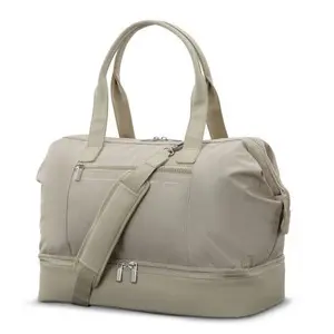SAMSONITE Two-piece Luggage Set: Weekender Duffel And Carry-on Suitcase - Stone Grey/limestone