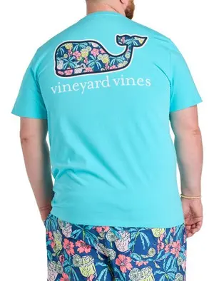 Vineyard Vines Big & Tall Forita Palms Whale Graphic Tee