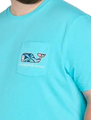 Vineyard Vines Big & Tall Forita Palms Whale Graphic Tee
