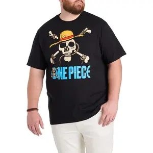 TRUE NATION BY DXL Big & Tall One Piece Straw Hat Crew Graphic Tee