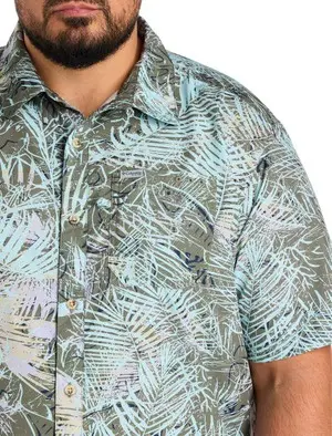 Columbia Big & Tall Pfg Super Slack Tide Camp Shirt - Cypress
