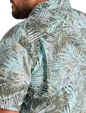 Columbia Big & Tall Pfg Super Slack Tide Camp Shirt - Cypress