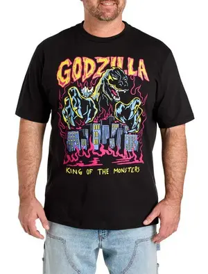 TRUE NATION BY DXL Tall Godzilla King Of Monsters Graphic Tee V2