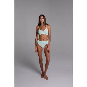 LDMA Low Show V Bralette - Pistachio