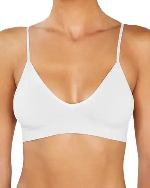 LDMA Low Show V Bralette - White