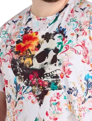 Robert Graham Big & Tall Deadly Blossom Graphic Tee