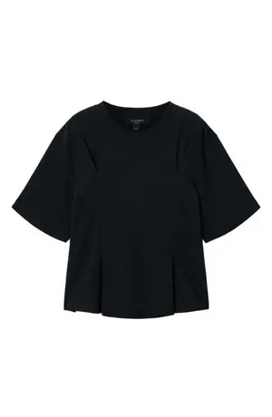 ALLSAINTS Sofia Lisa Boxy Graphic T-shirt - Black