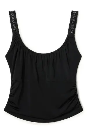 ALLSAINTS Celena Crop Tank - Black