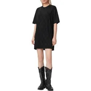 ALLSAINTS Darcy Beaded T-shirt Dress