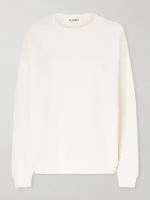 Eterne Cotton-jersey Sweater - Neutrals